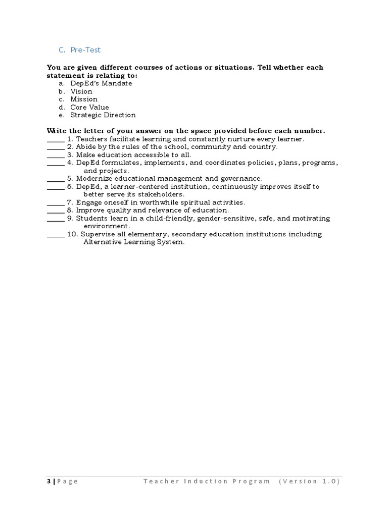 Module 1 - Activities | PDF | Teachers | Learning