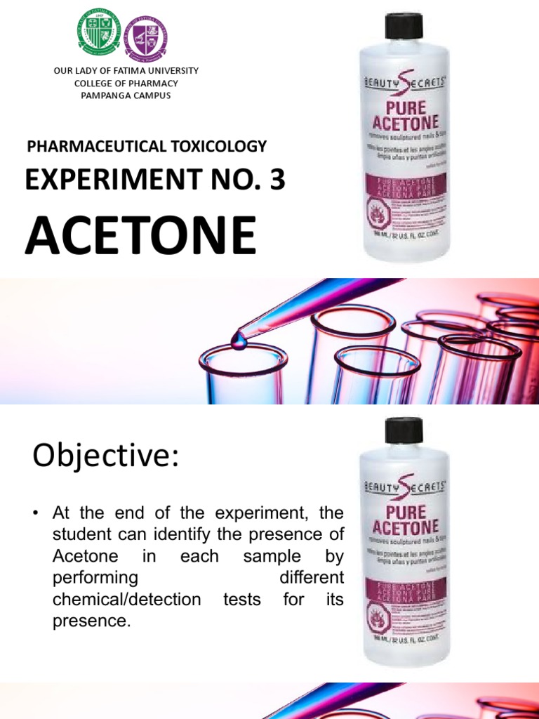Acetone Detection Methods in Toxicology | PDF