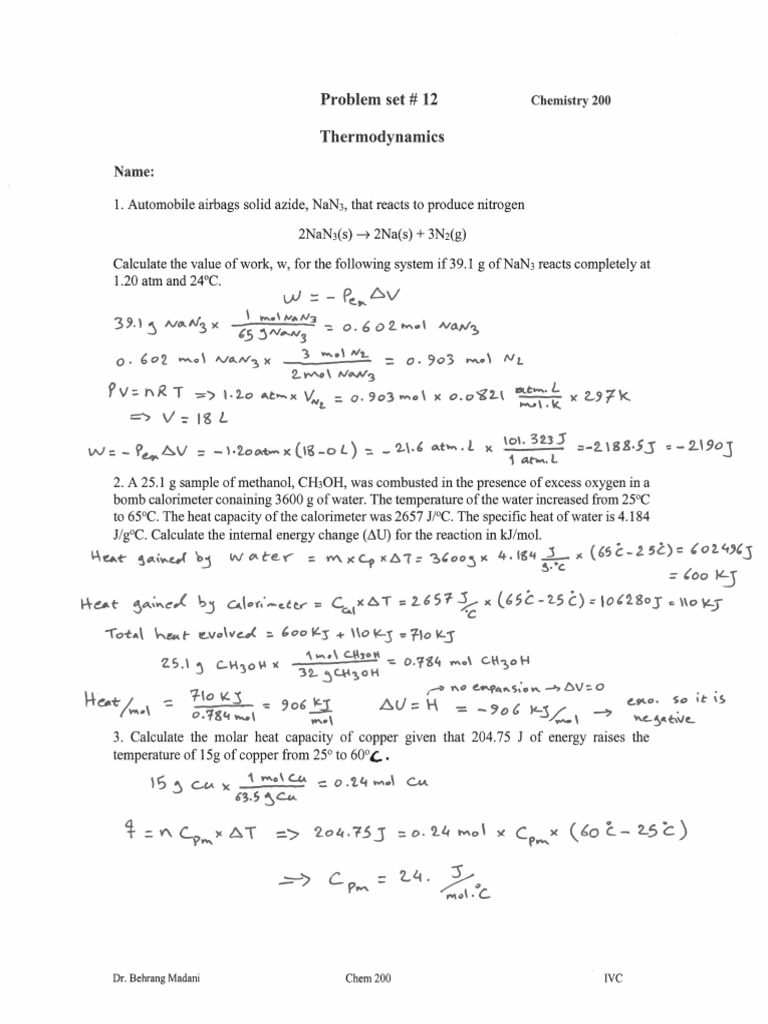 Problem Set 12 Answer Key | PDF