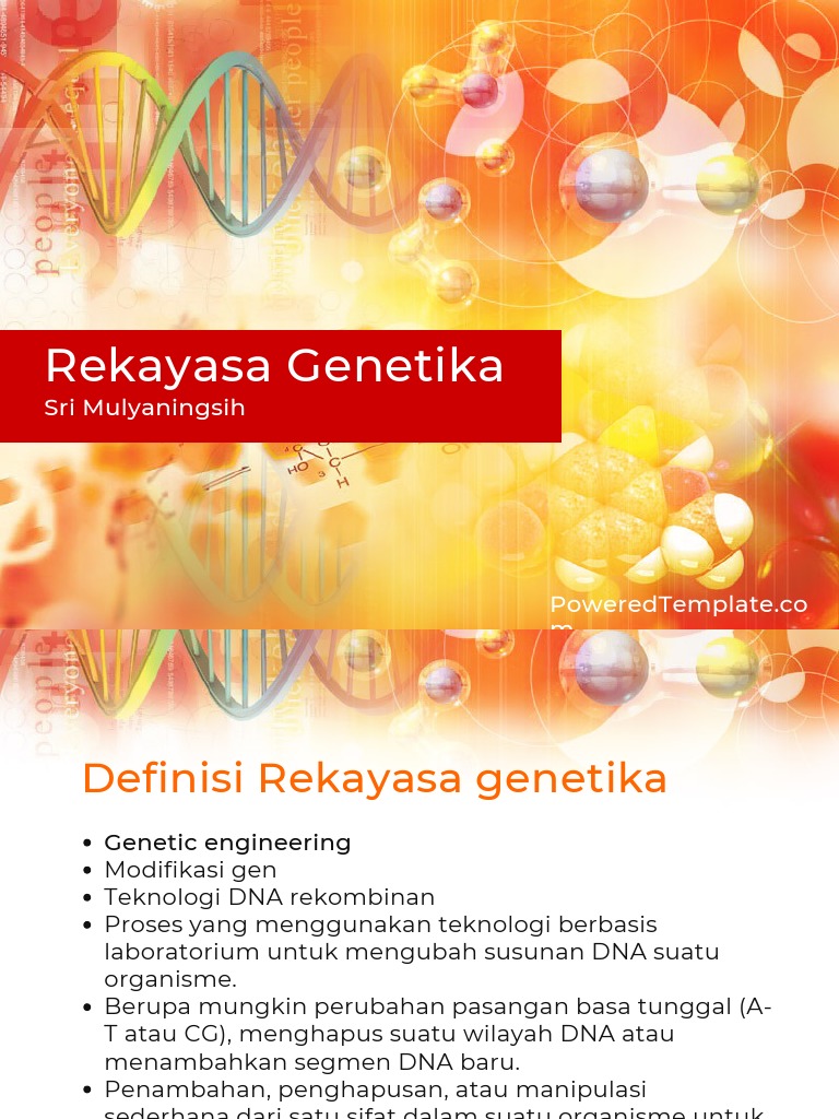 Rekayasa Genetika S1 | PDF | Sains & Matematika
