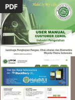 Manual Guide Aplikasi Cerol v.3.0 - Menu Back Start - Customer (Indonesia Lang) | PDF