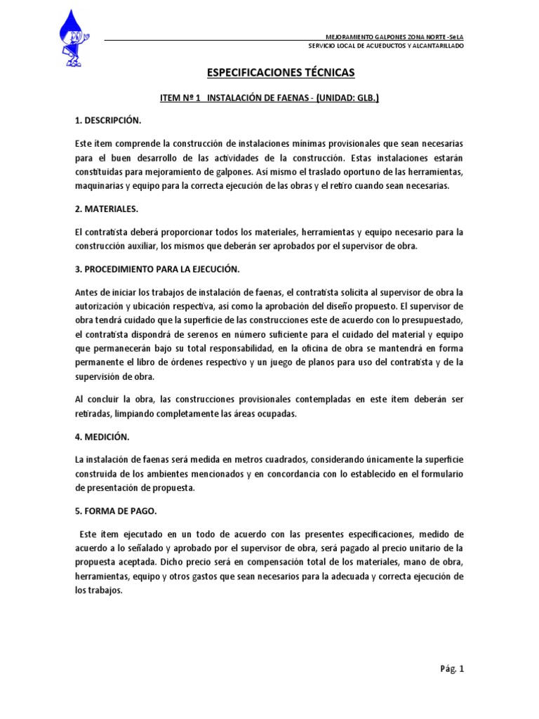 Especificaciones técnicas para el mejoramiento de galpones en la zona norte a través de la ...