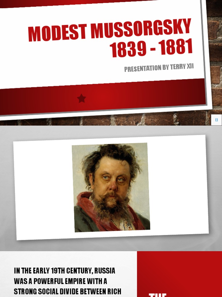 Modest Mussorgsky | PDF | Classical Music | Performing Arts