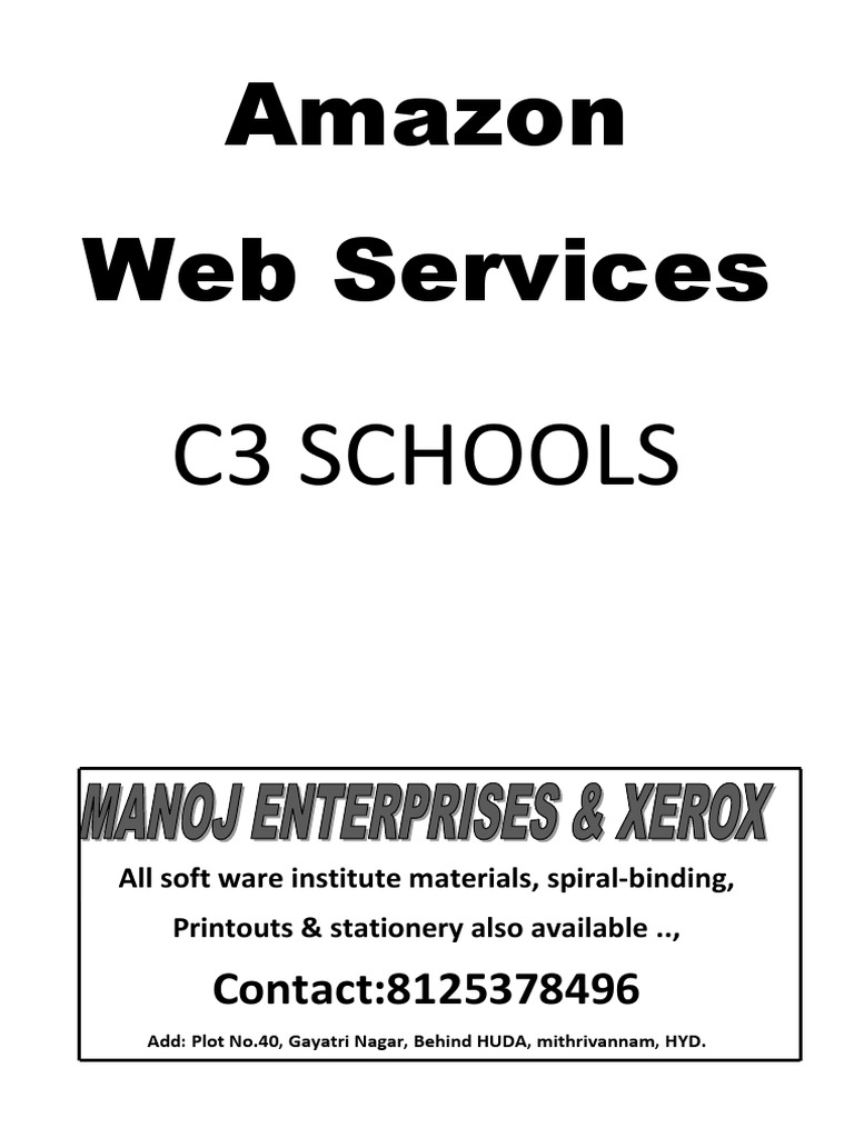 AWS C3 SCHOOLS-ab | PDF | Computer Engineering | Information Technology