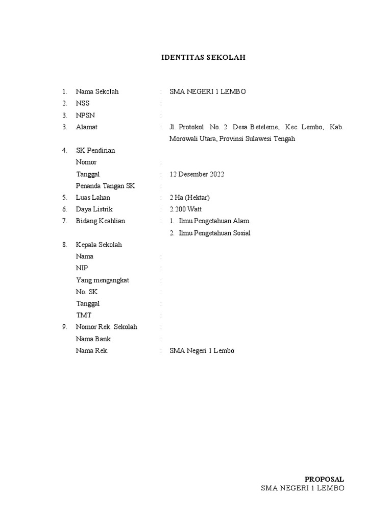 Contoh Proposal Marcing Band | PDF