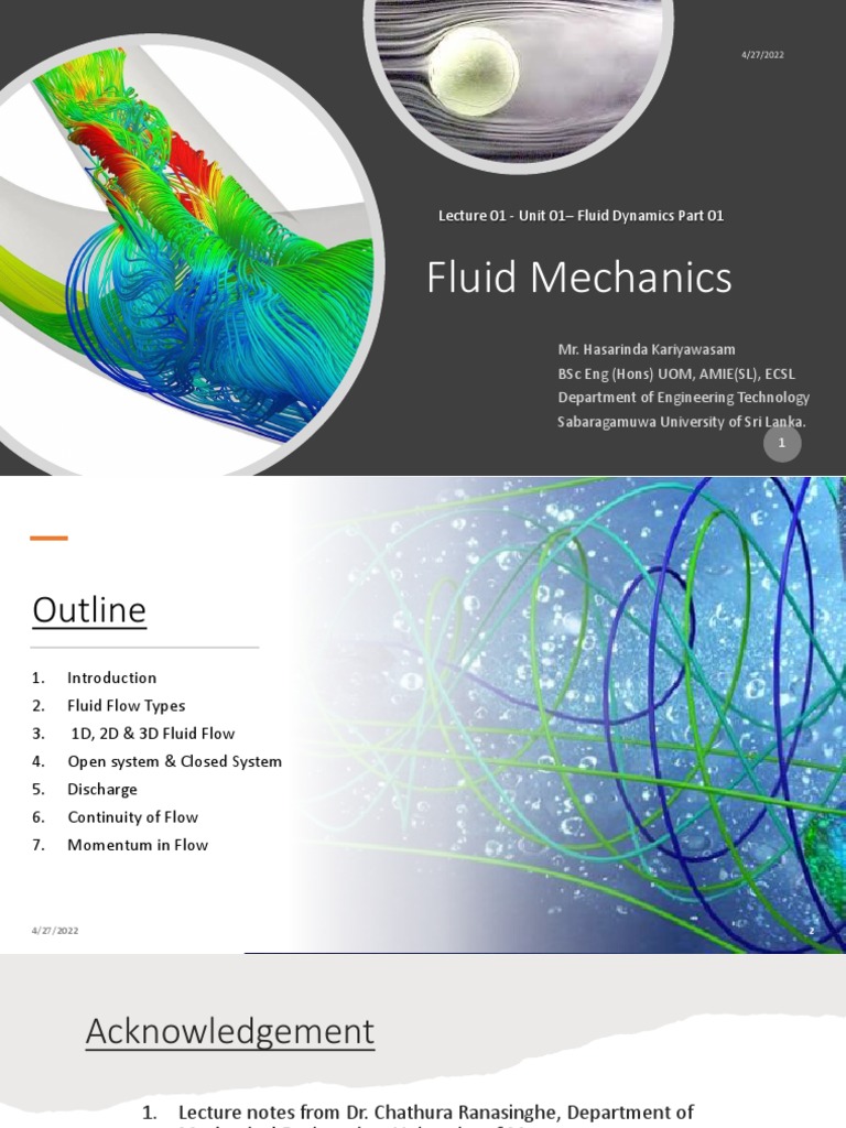 Lecture 01 - Unit 01 - Part 01 | Download Free PDF | Fluid Dynamics ... Lecture 01 - Unit 01 - Part 01 | Download Free PDF | Fluid Dynamics ...