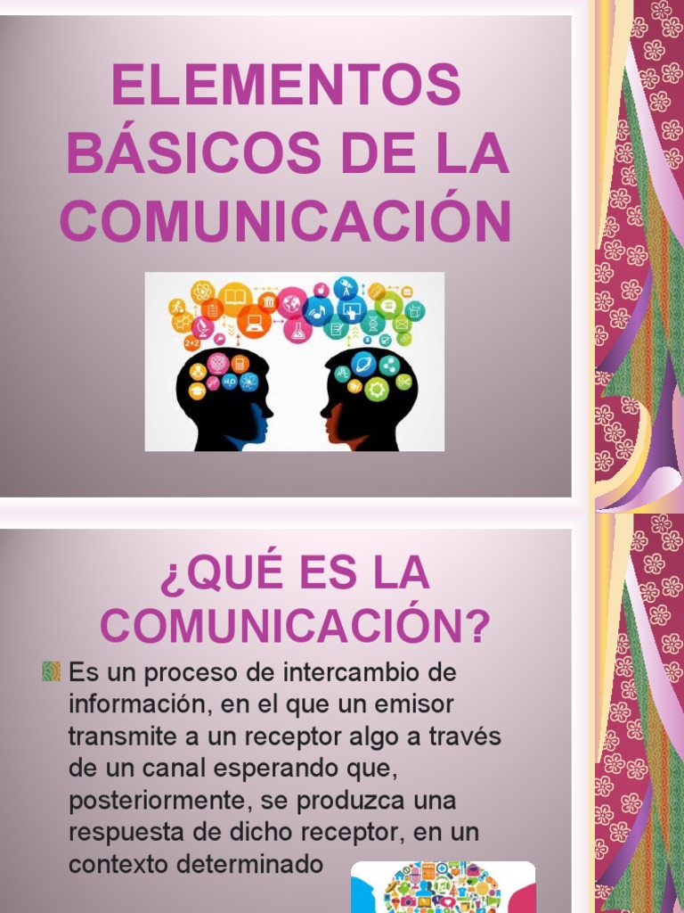 Elementos Basicos de La Comunicacion Leo 2B | PDF | Comunicación | Comunicación humana
