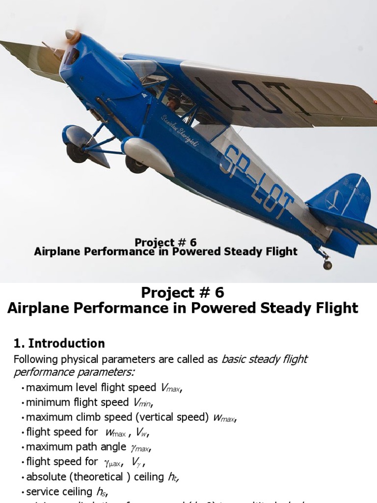 2020 AFM 1 Project 6 | Download Free PDF | Jet Engine | Flight