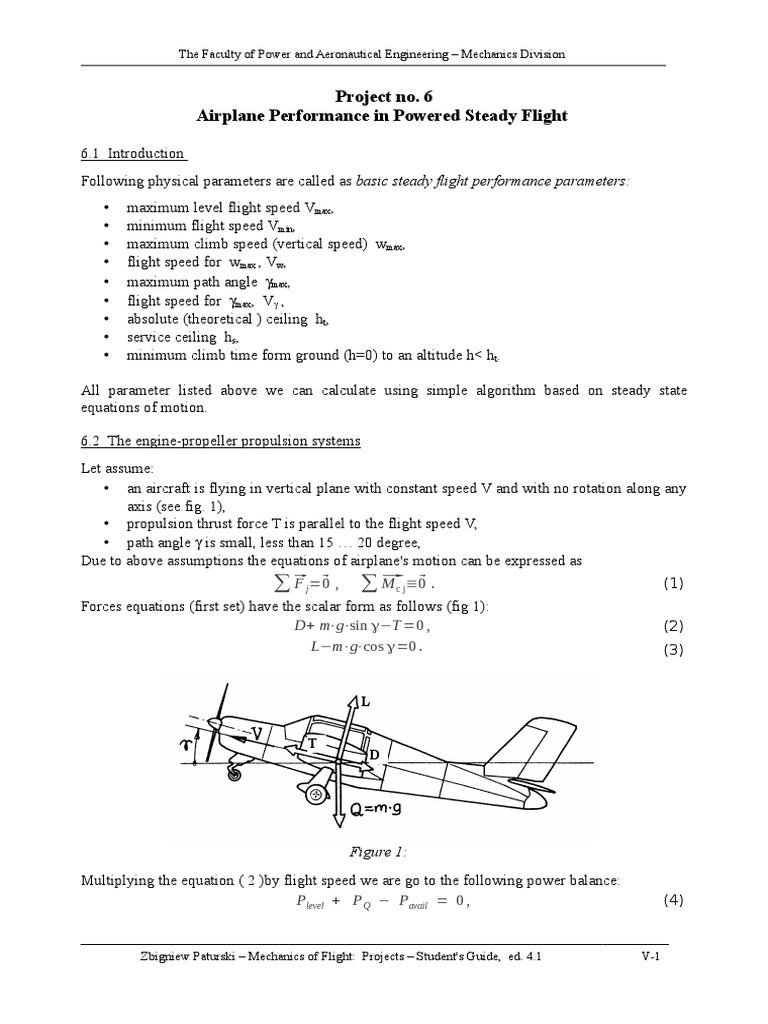 Project 6 | PDF | Flight | Mach Number