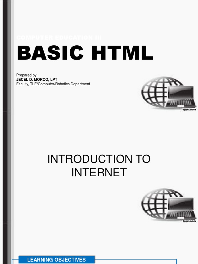 Lesson 3 Introduction To Internet | Download Free PDF | World Wide Web ...