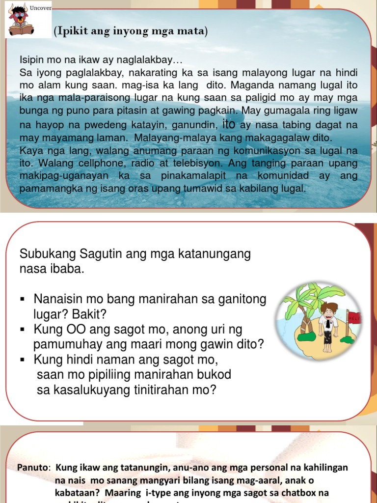 ESP G9 Modyul 1 | PDF