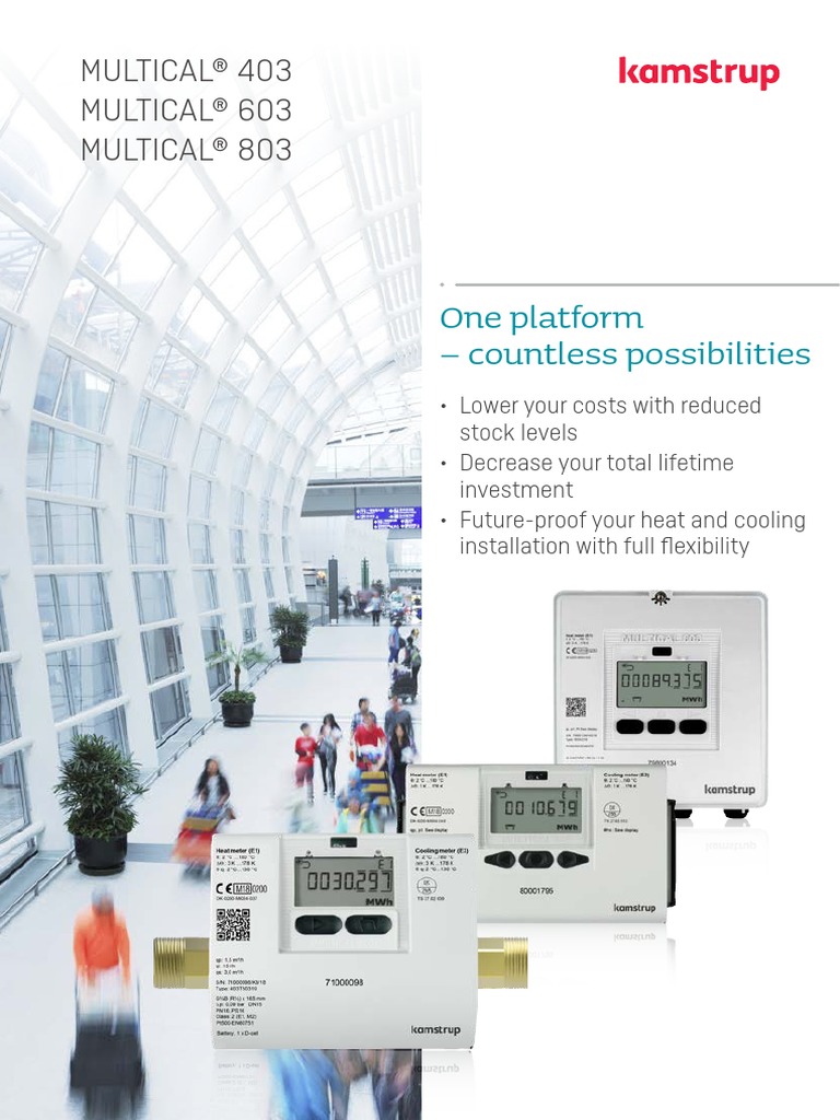 MULTICAL 603 - Brochure - English | PDF | Flow Measurement | Pump