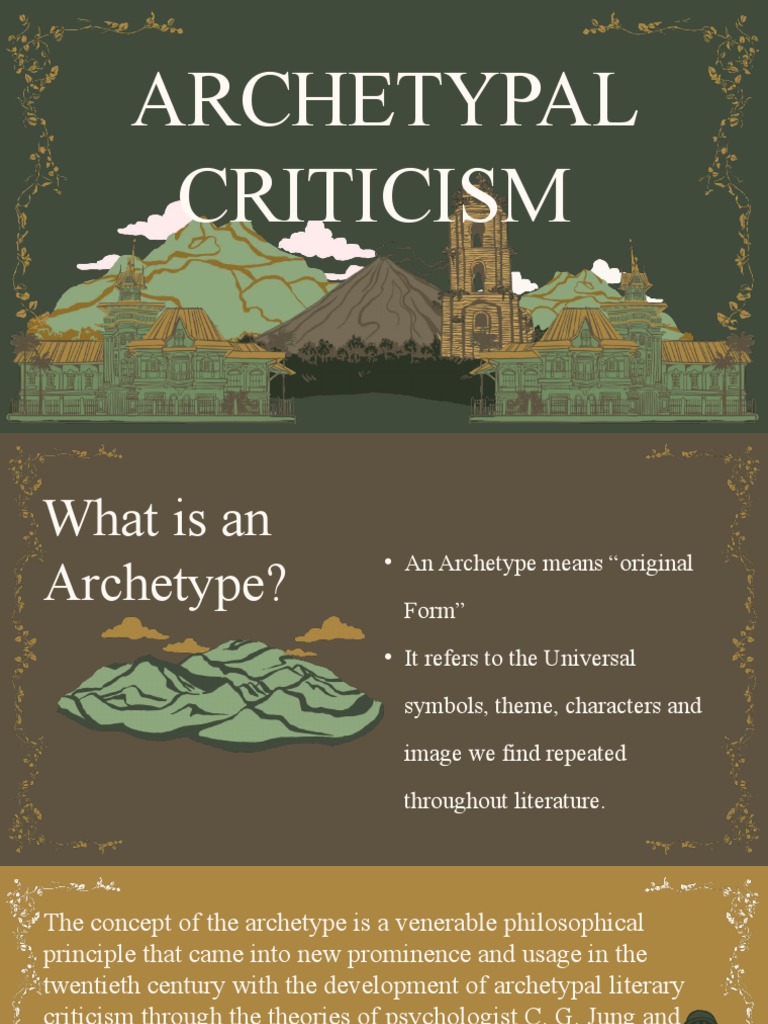 Archetypal Criticism | PDF