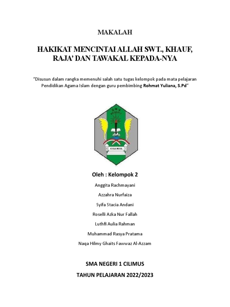 Makalah PAI. | PDF
