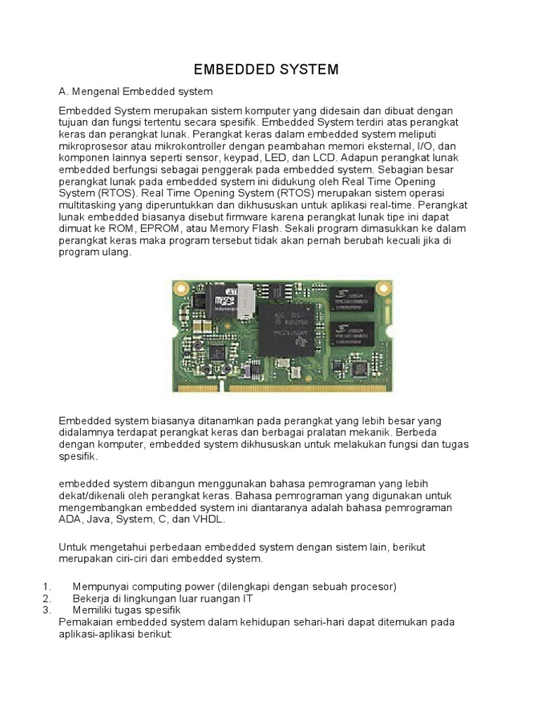 Embedded System | PDF