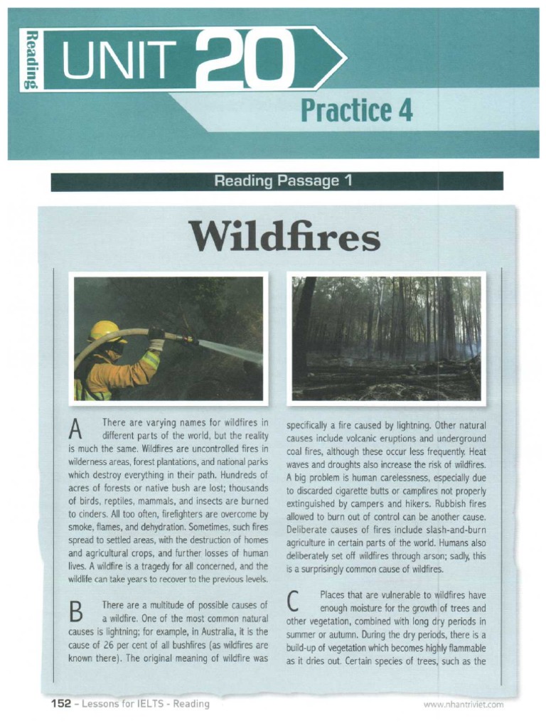 IELTS Lessons For Reading Unit20 | PDF