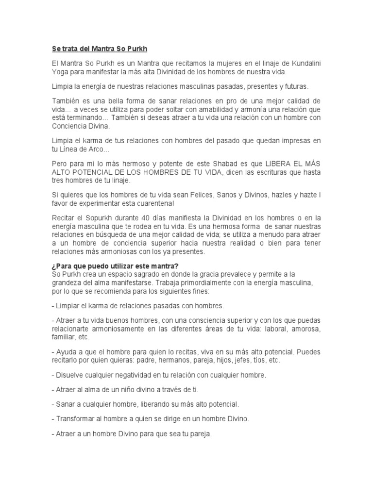 So Purkh | PDF | Relaciones personales, crianza y desarrollo personal | Religión y espiritualidad