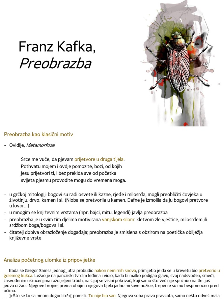 Kafka, Preobrazba | PDF