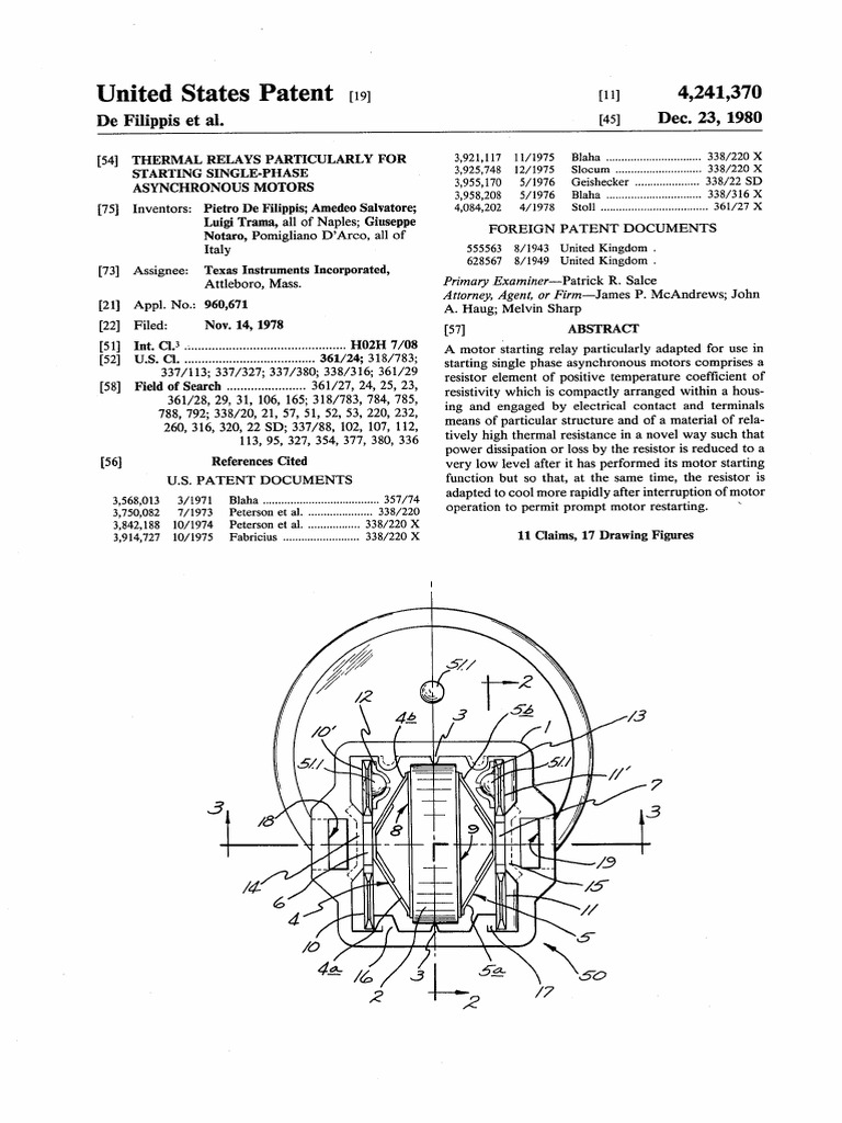 Thermal Relays Particularly for Starting Single-Phase Asynchronous ...