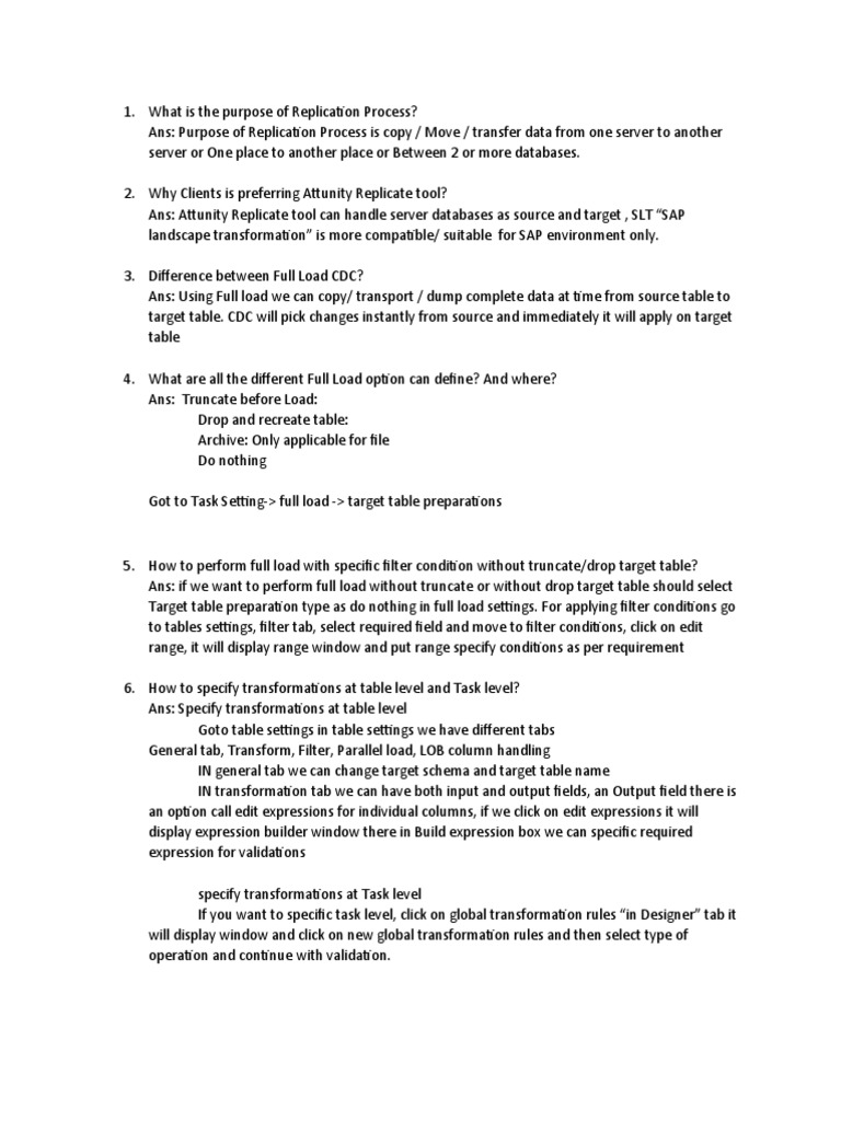 Replication Assesment | Download Free PDF | Replication (Computing) | Databases