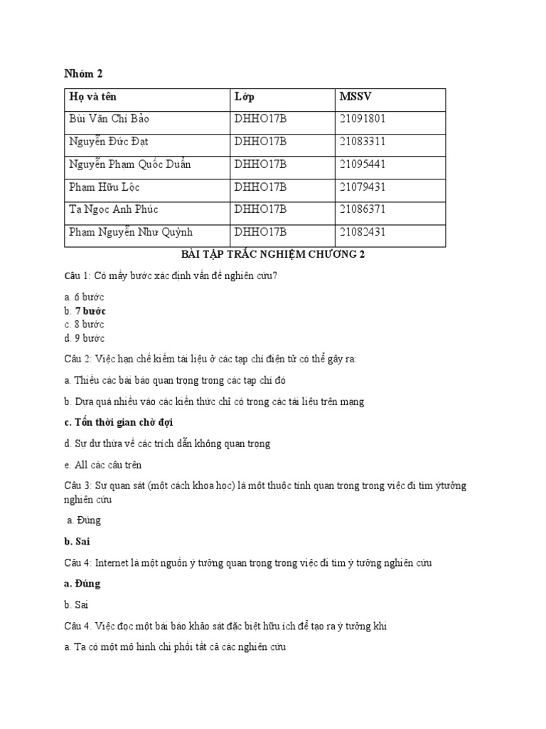 Nhóm 2 - TNC2 | PDF