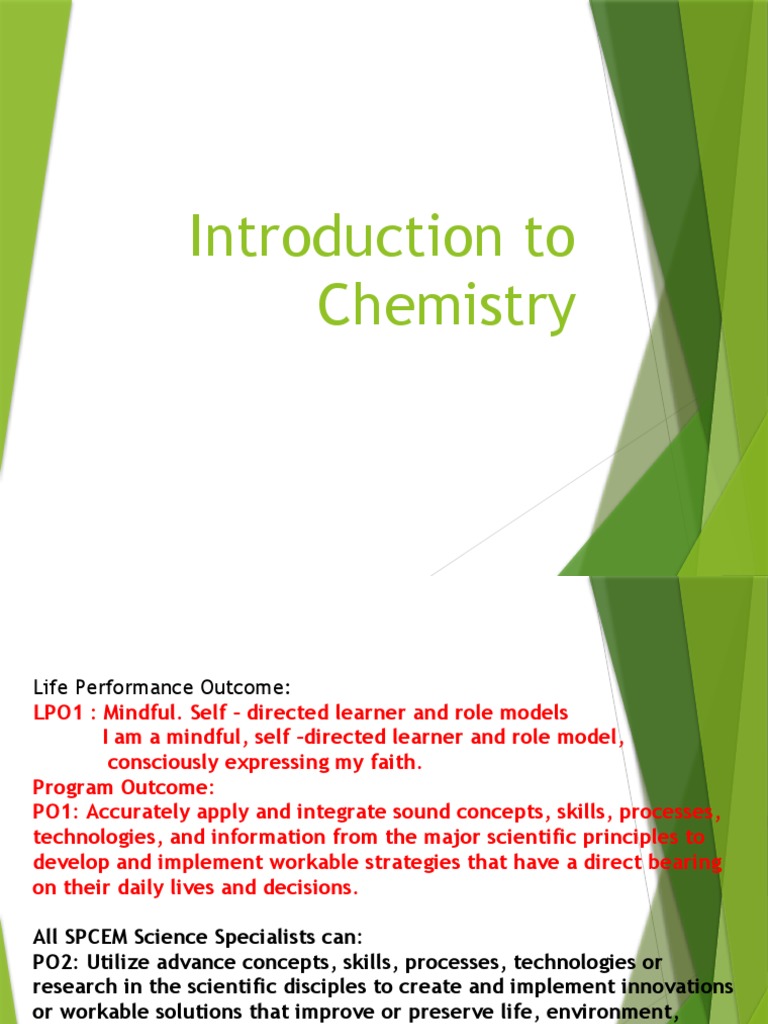 Gr.11 Introduction To Chemistry | PDF | Laboratories | Science