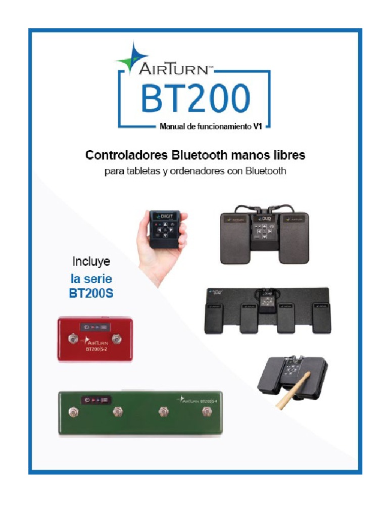 BT200 Family Manual Spanish | PDF | Bluetooth | Ios
