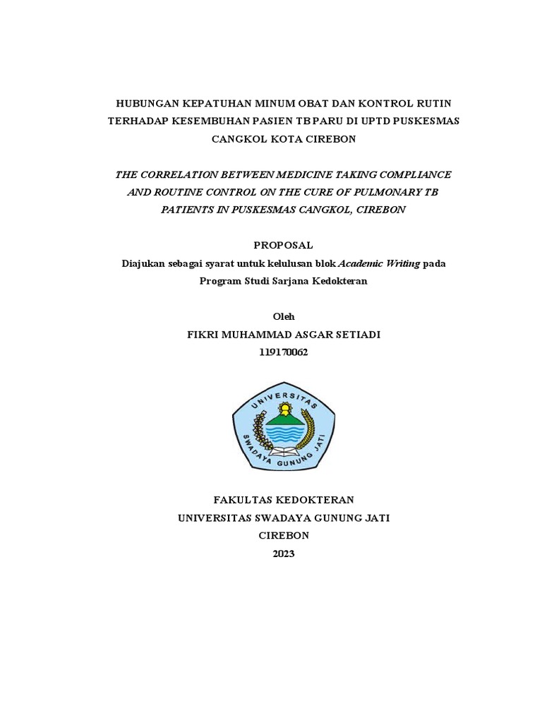 Draft 3 - Proposal Fikri Muhammad | PDF