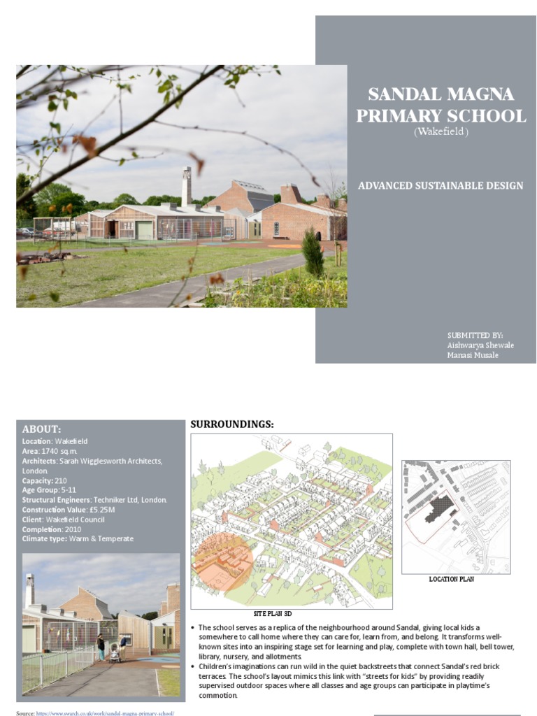 Group 9 - Precedent Study Sandal Magna School | PDF | Chimney | Solar ...