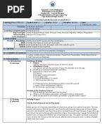 Parts of Speech Lesson Plan | PDF | Part Of Speech | Adverb