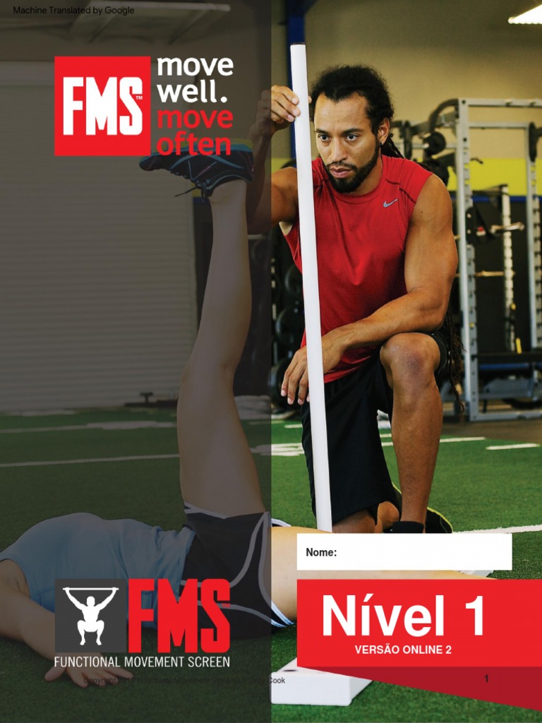 Manual FMS Level 1 (PT) | Download grátis PDF | Pé | Pélvis