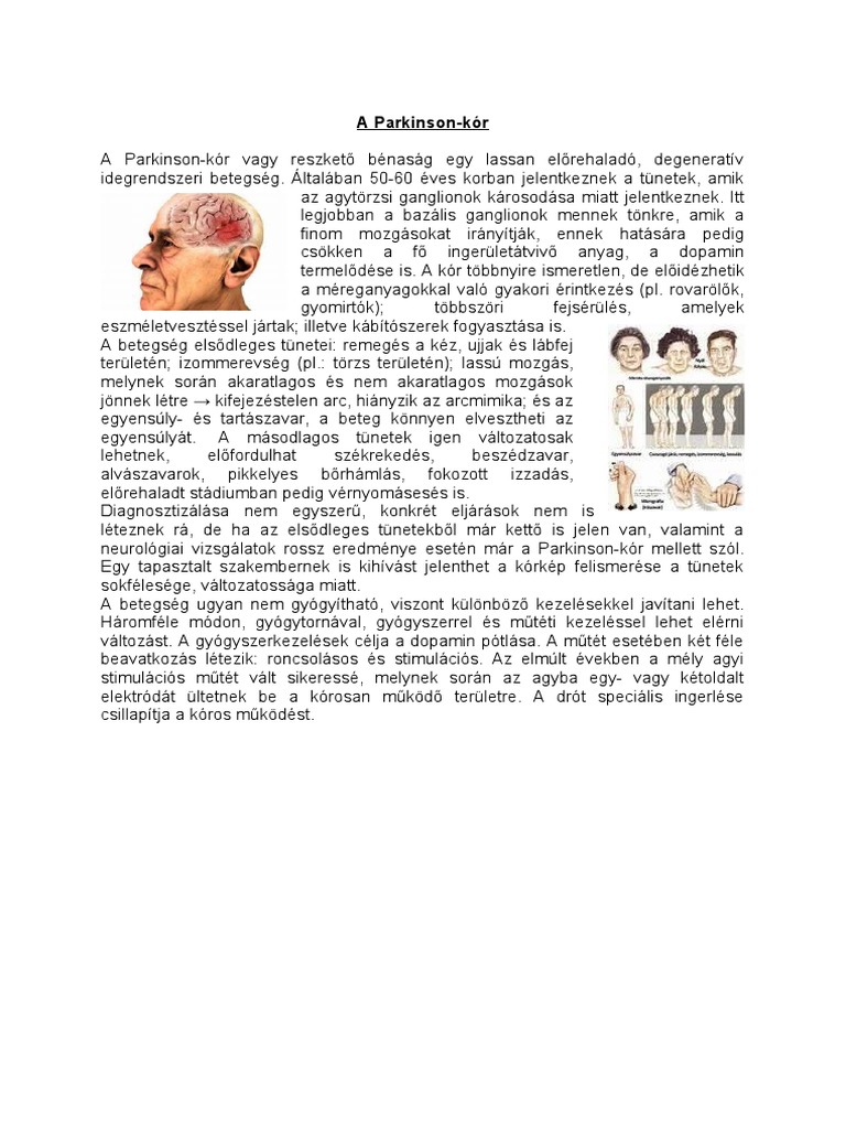 Parkinson Kór | PDF