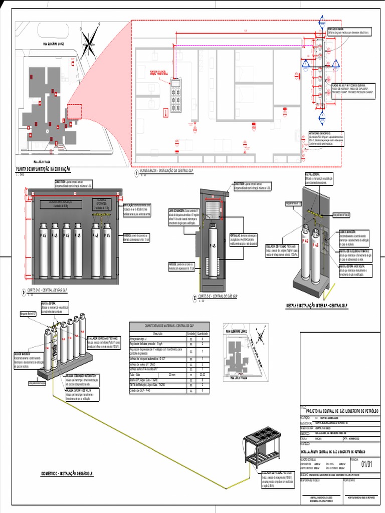 Proj. Central Glp-Hospital 19 de Março-Ribas-Ms-Prancha 01-01-Rev00 ...