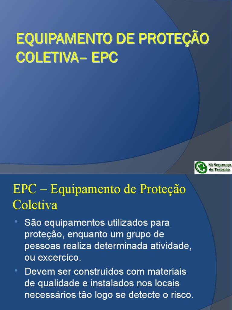 Epi e Epc | PDF | Capacete | Ciências Físicas