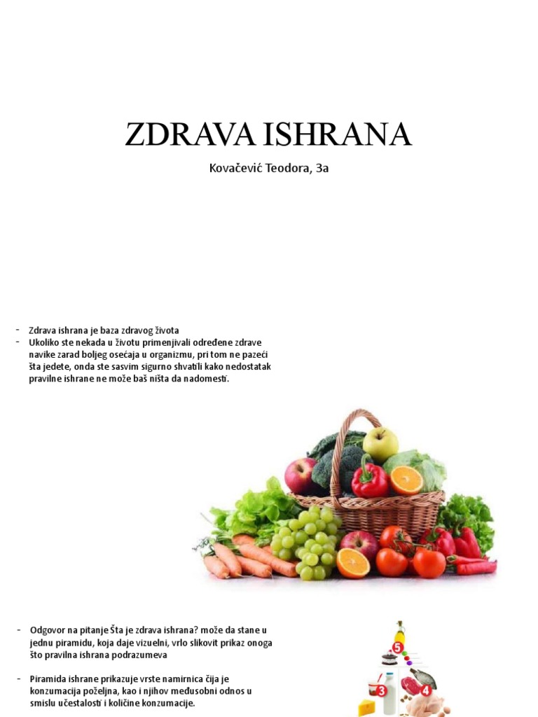 Zdrava Ishrana | PDF