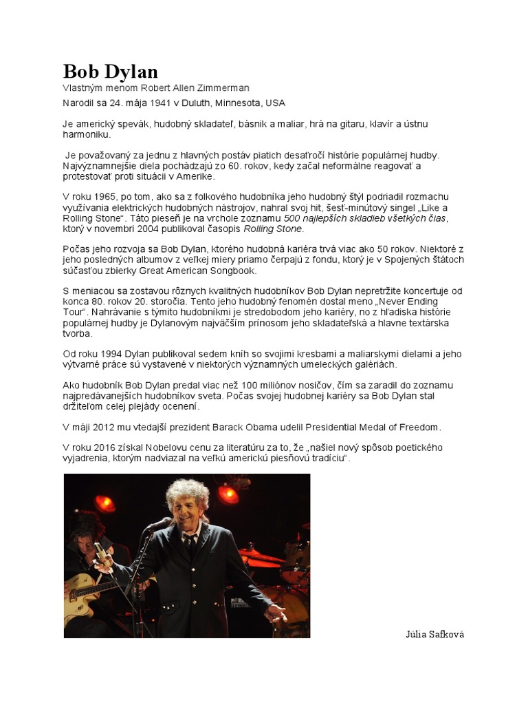 Bob Dylan | PDF