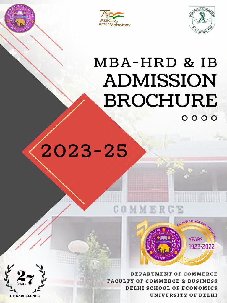 DSE MBA Admission Criteria 2023-25 | PDF | University And College ...