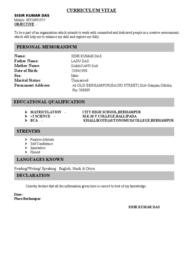Bansi Resume | PDF