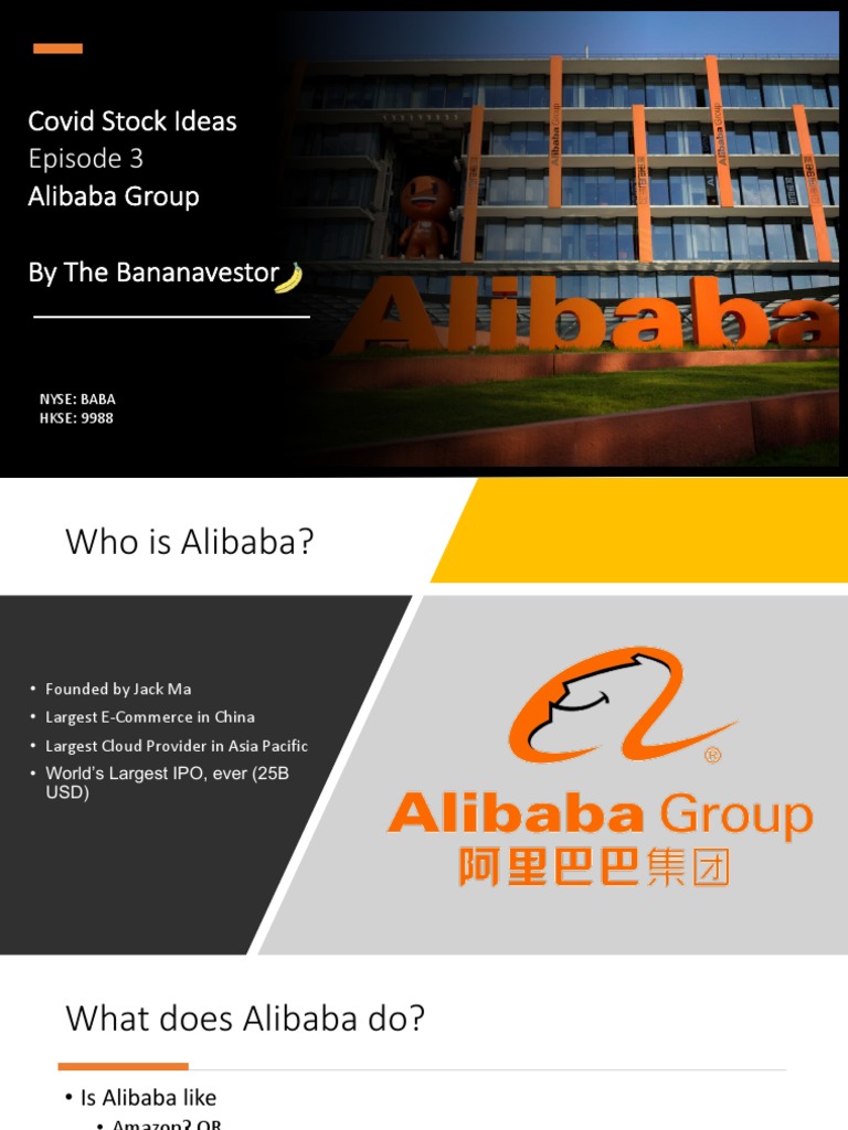 BABA Stock Study by Bananavestor | PDF | Alibaba Group | E Commerce