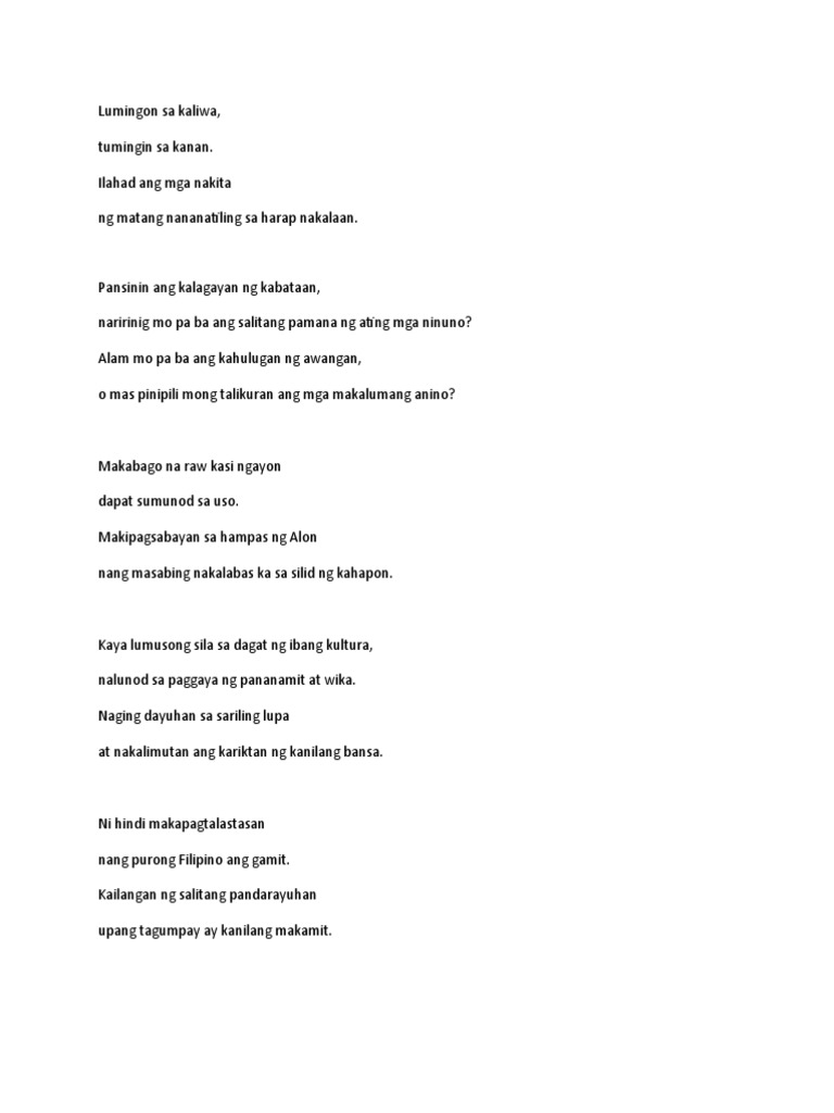 Filipino. Ptask | PDF