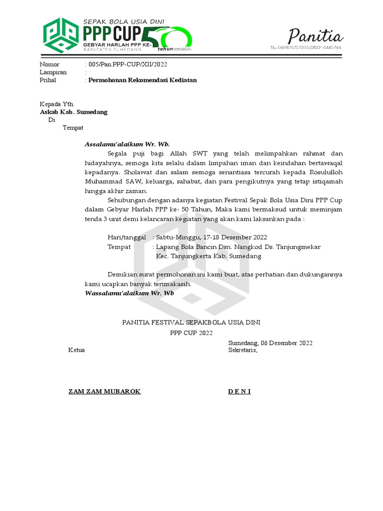 Kop Surat Festival PPP | PDF