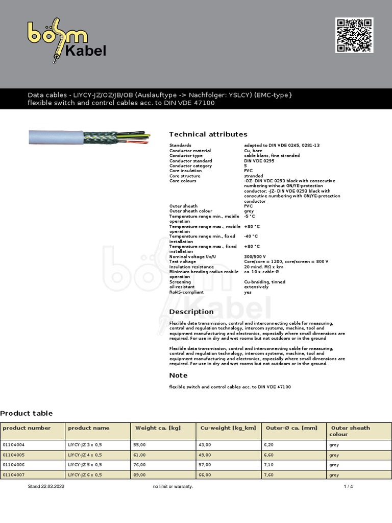 Boehm Kabel | PDF | Electrical Conductor | Electricity