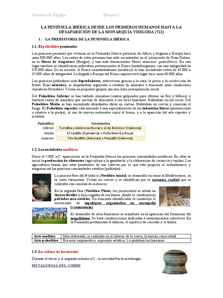 Bloque 1. Historia | PDF