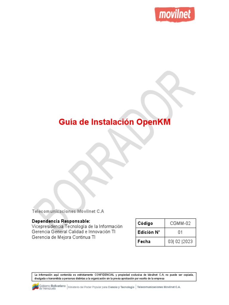 Guía Instalación OpenKM Movilnet | PDF | Windows 10 | Hyper V