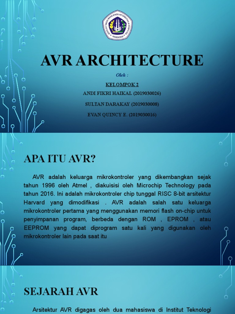 Avr Architecture | PDF