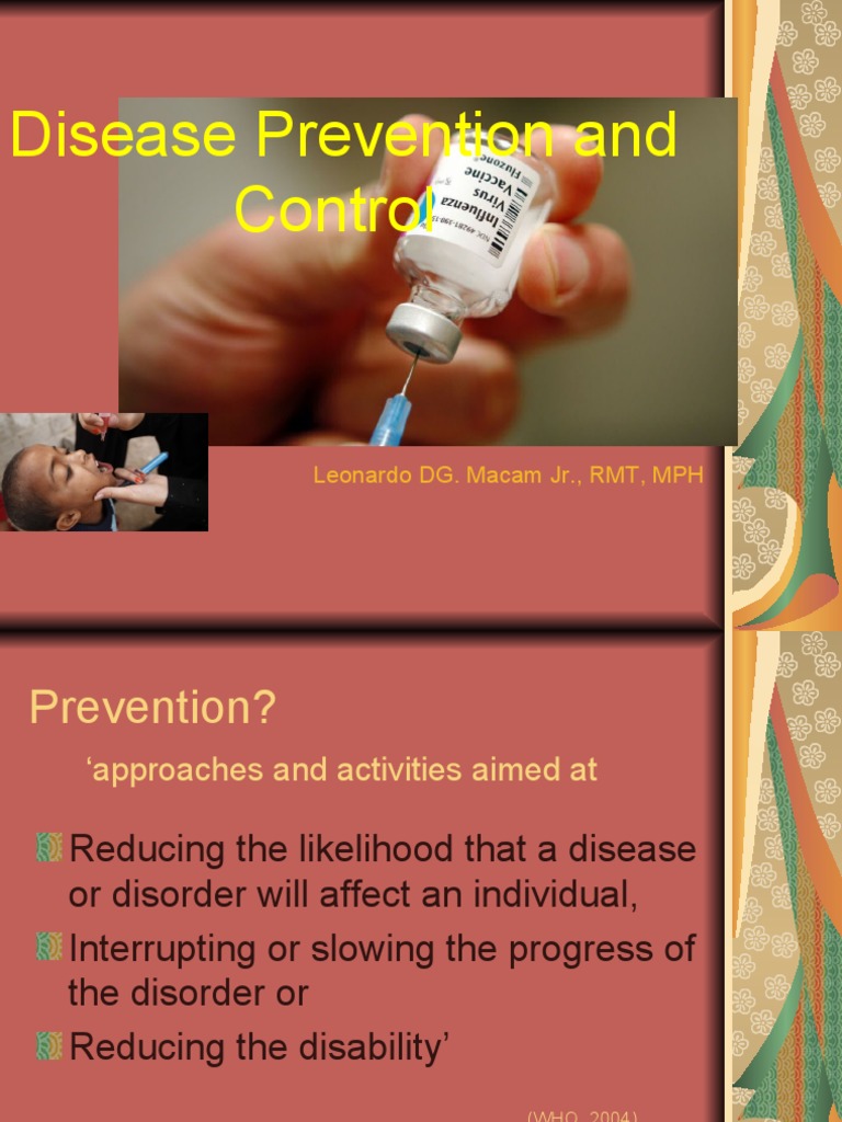 Prevention and Control 2 | PDF | Preventive Healthcare | Infection