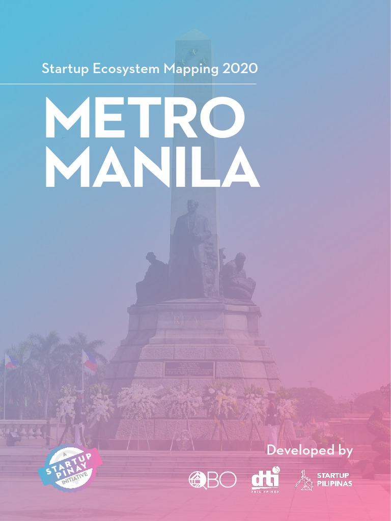 Metro Manila Startup Ecosystem Mapping 2020 | PDF | Startup Company | Small Business & Entrepreneurs