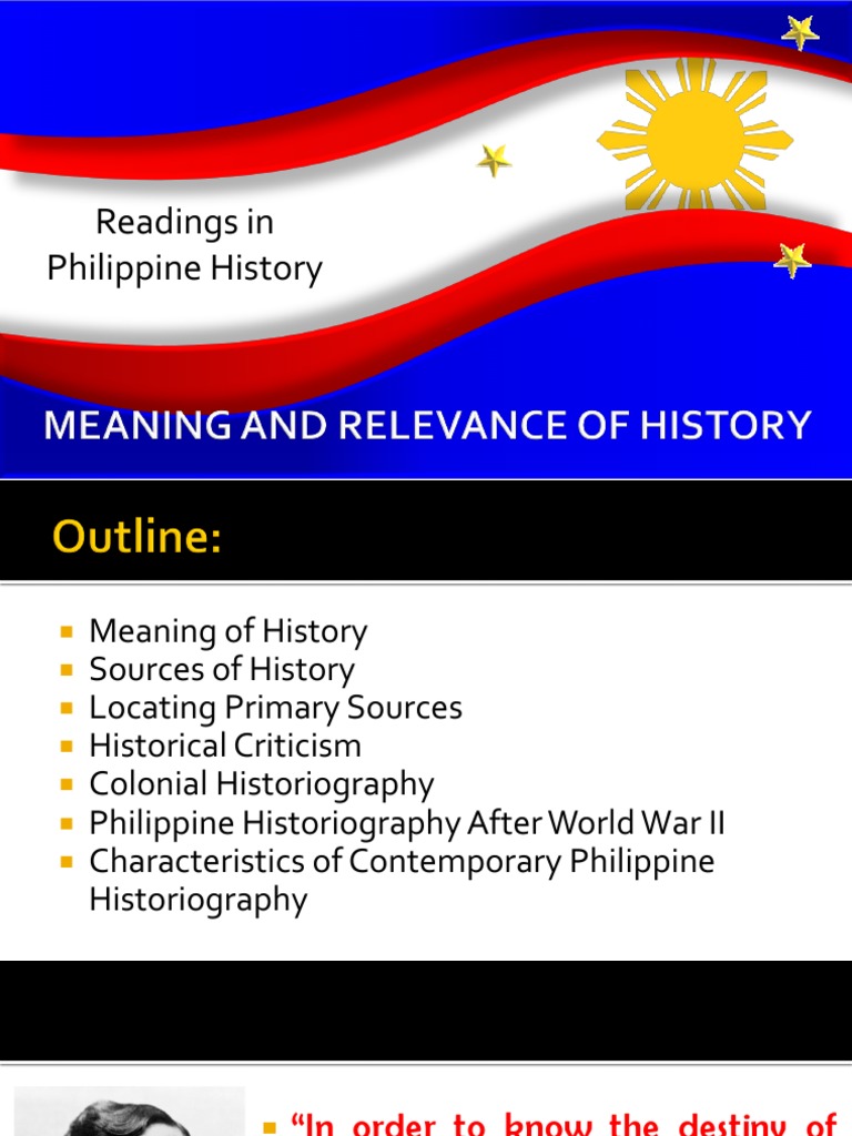 CHAPTER 1 - Meaning and Relevance of History - Updated | PDF | Primary ...