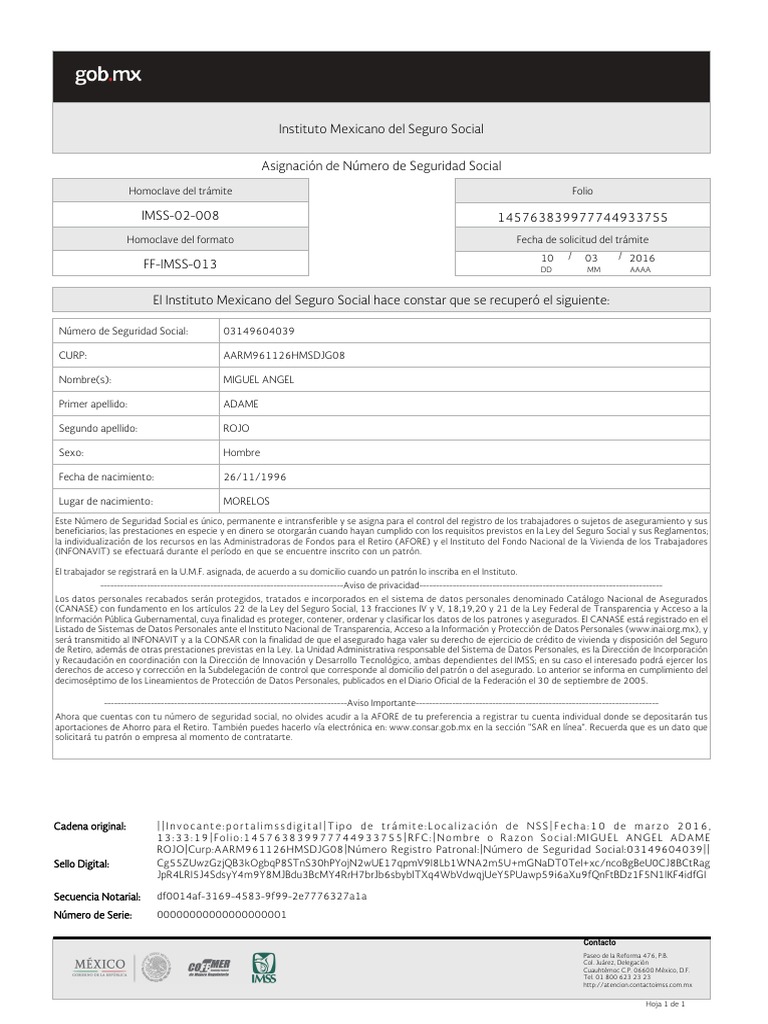 Comprobante Localizacion 03149604039 | PDF