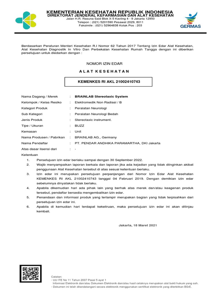 BRAINLAB Stereotaxic System - BUZZ | PDF